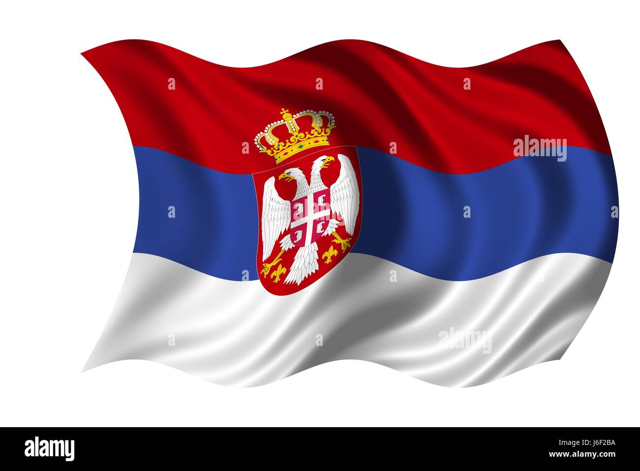 flag national colors serbia illustration flag blow wm national colors ...