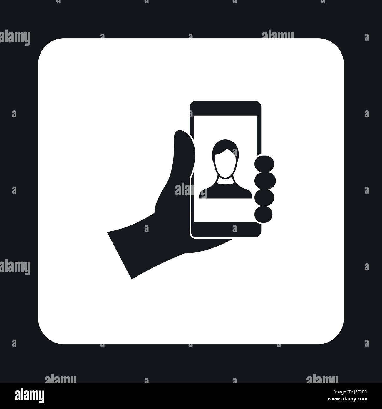 Taking selfie black man Stock Vector Images - Alamy