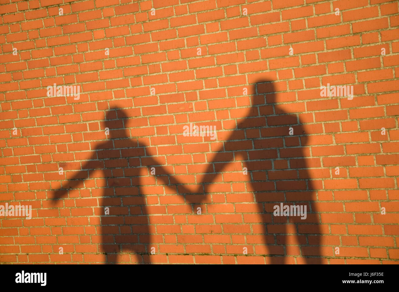 wall physiques shadow play appearance couple pair shaddow shadow two ...