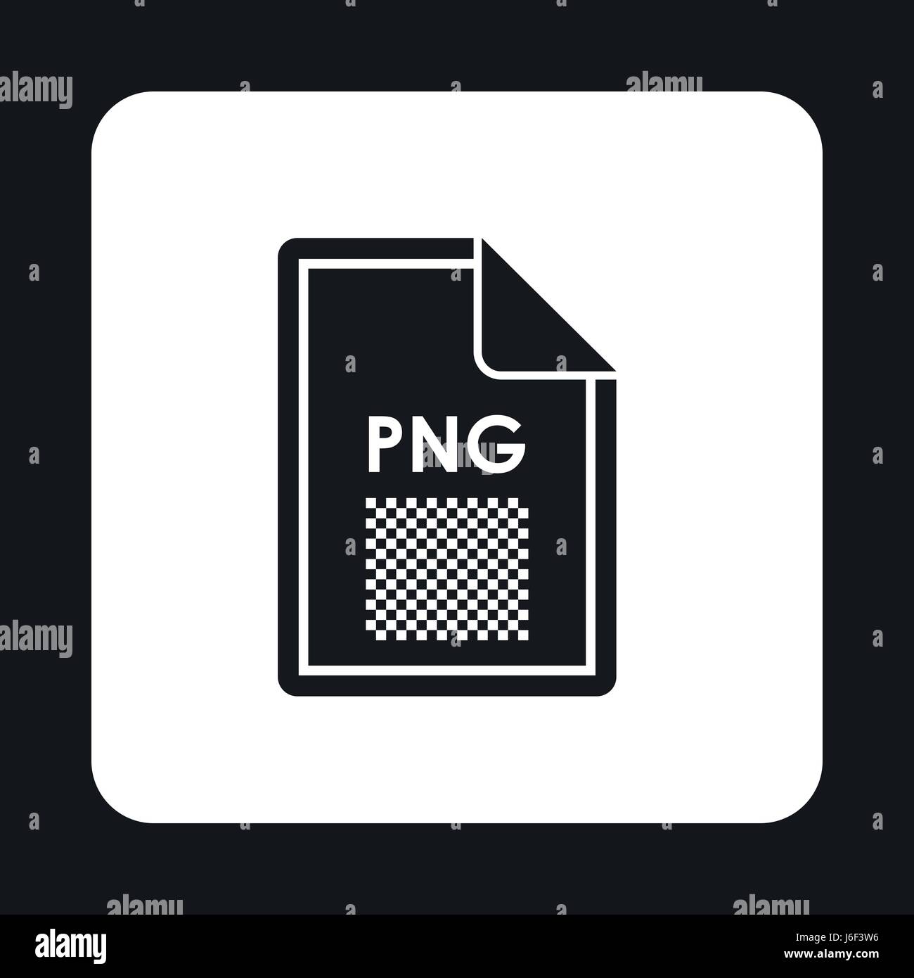 File PNG icon, simple style Stock Vector Image & Art - Alamy