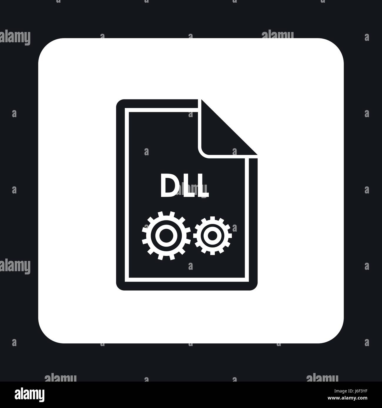 Black dll file document download hi-res stock photography and images ...