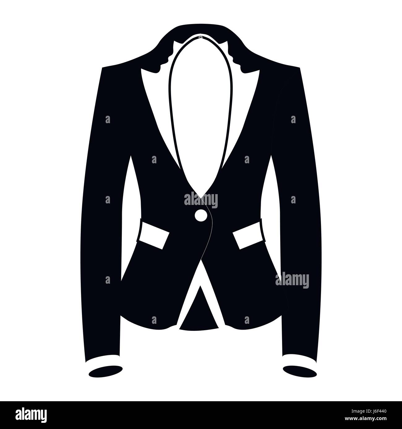 Woman in blazer white Stock Vector Images - Alamy