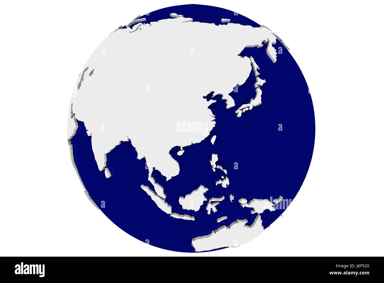 blue isolated asia globe planet earth world blue isolated asia ...
