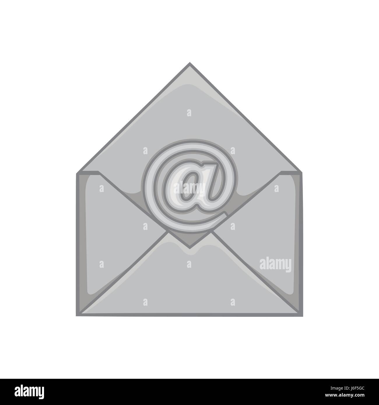 Email icon, black monochrome style Stock Vector Image & Art - Alamy