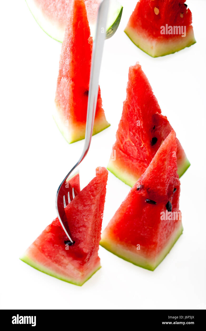 tropical fruit stucco melon piece section segment part area watermelon ...