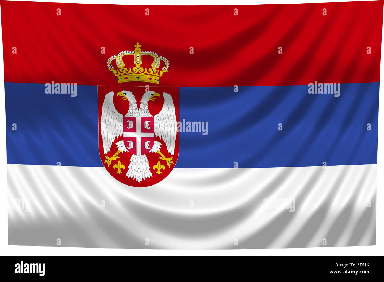 flag national colors serbia illustration flag blow wm national colors ...