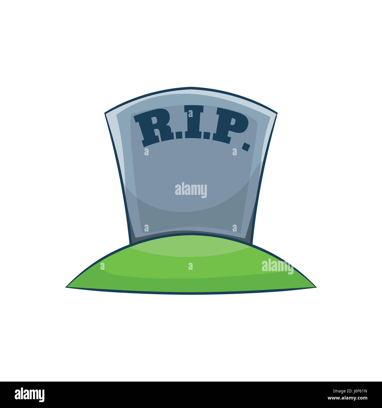 RIP on grave icon, cartoon style Stock Vector Image & Art - Alamy