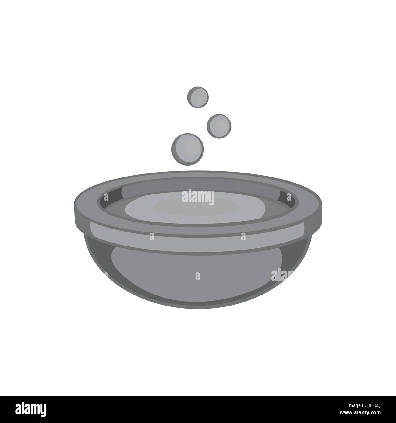 Cauldron of brew icon, black monochrome style Stock Vector Image & Art ...