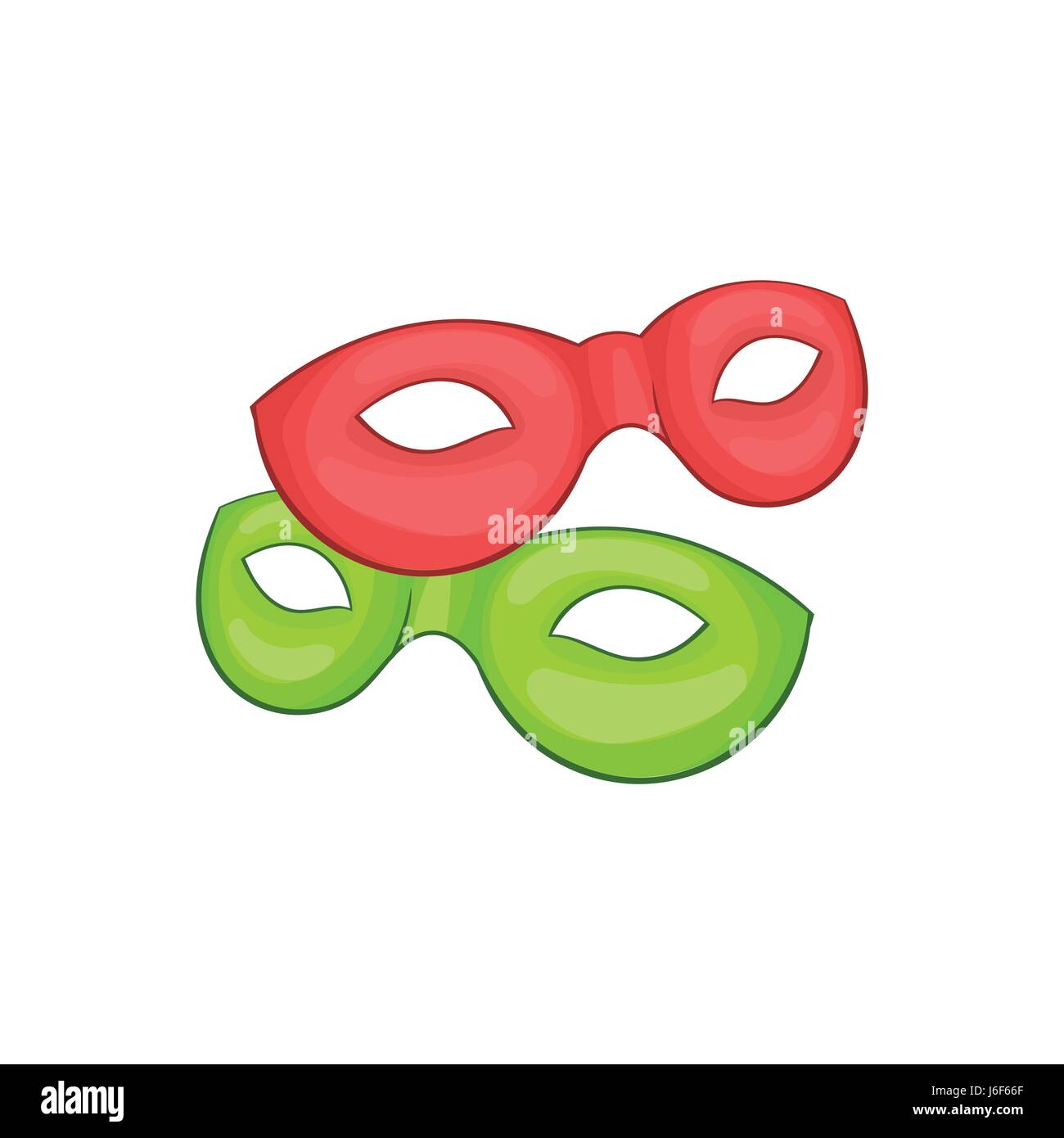 Venetian carnival mask icon, cartoon style Stock Vector Image & Art - Alamy