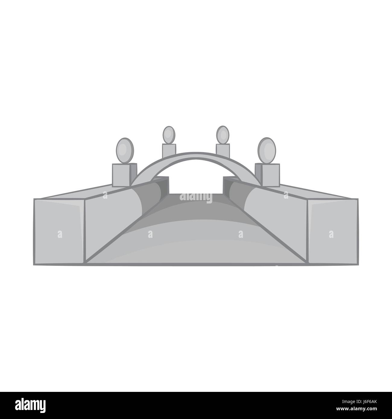 Bridge icon, black monochrome style Stock Vector Image & Art - Alamy