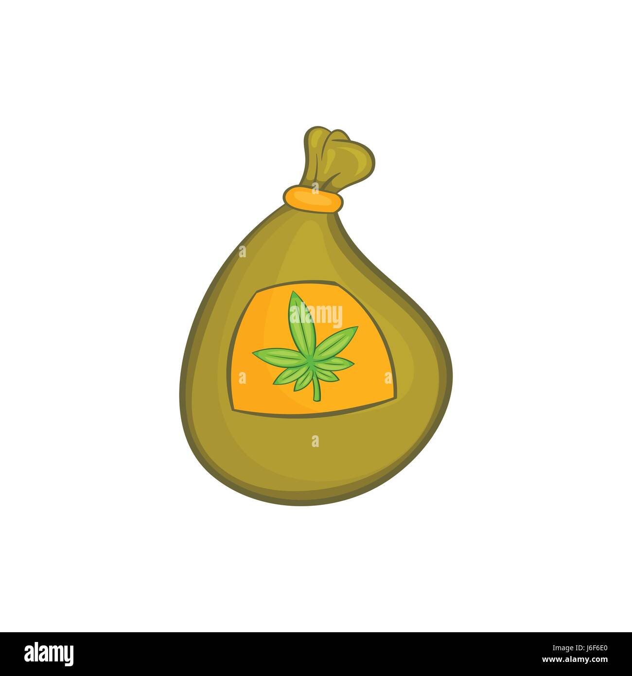 Weed Bag Stock Vector Images - Alamy