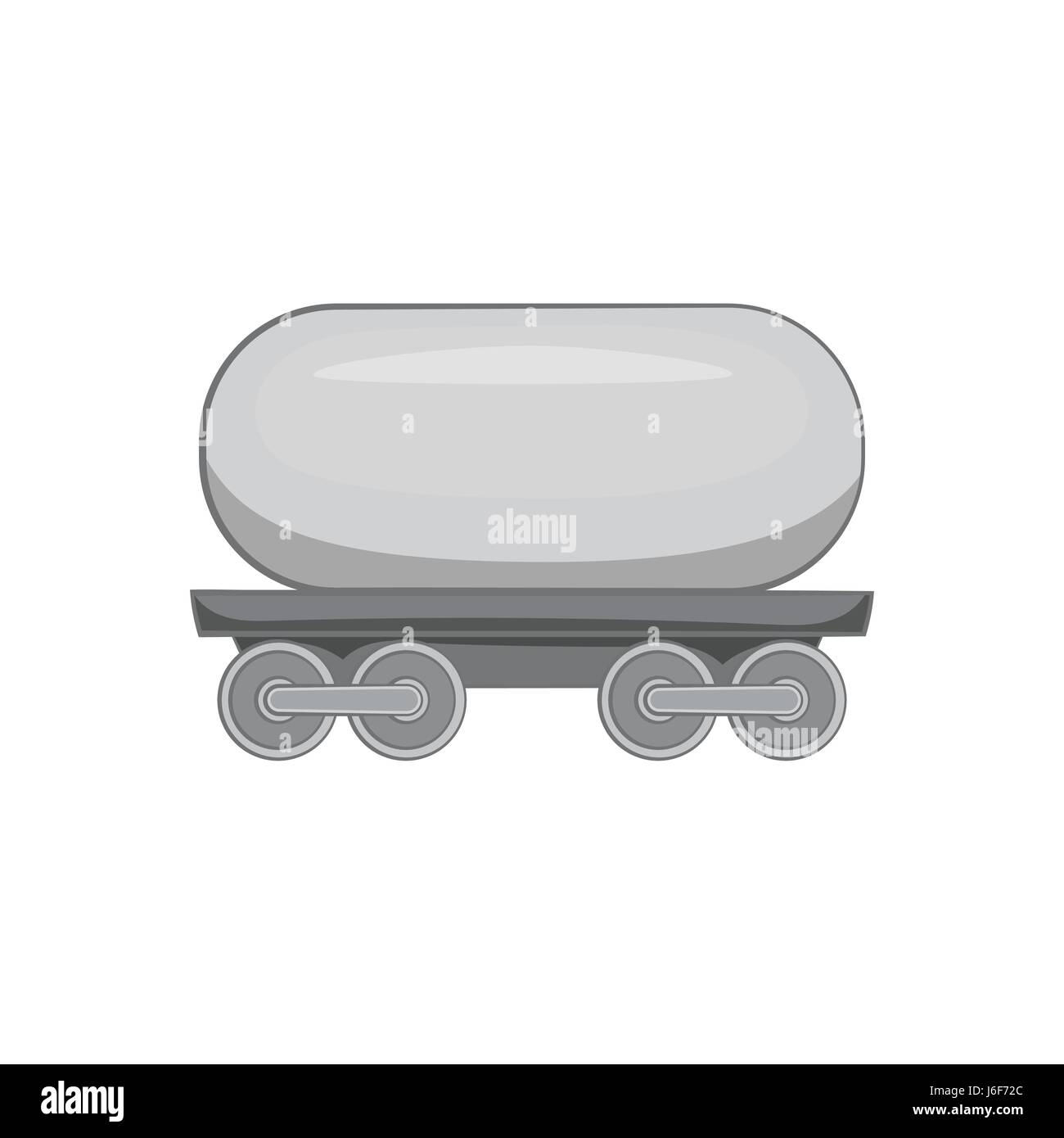 Railroad tank wagon icon, black monochrome style Stock Vector Image ...