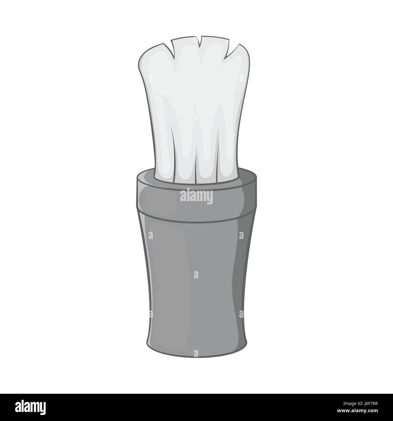 Beard icon monochrome simple Stock Vector Images - Alamy