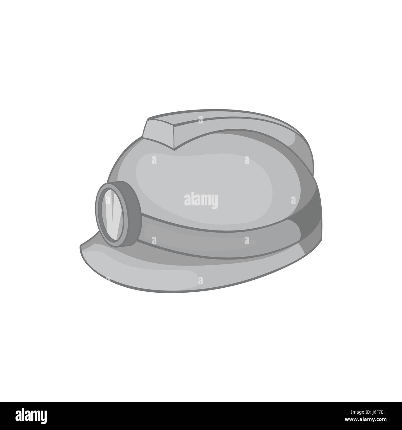 Miners helmet icon, black monochrome style Stock Vector Image & Art - Alamy