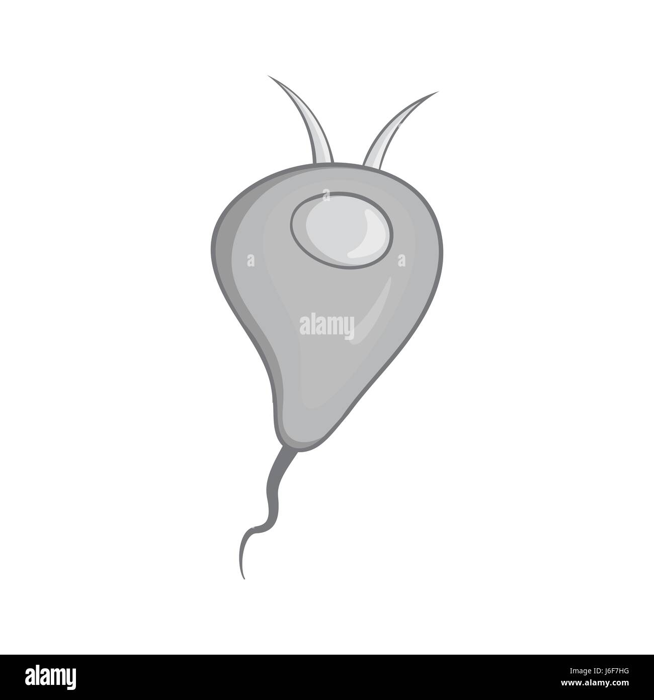 Parasite or virus icon, black monochrome style Stock Vector Image & Art ...