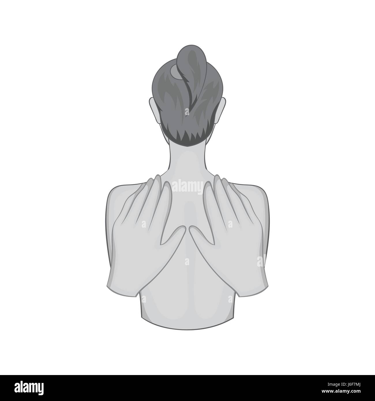 Back Massage Stock Vector Images - Alamy