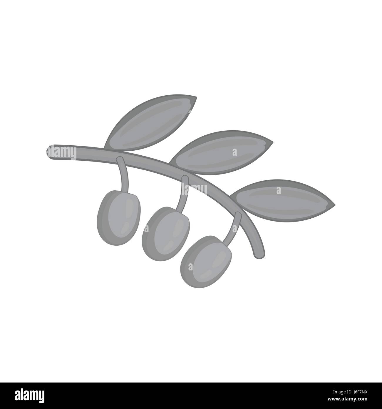 Sprig of olive tree Stock Vector Images - Alamy
