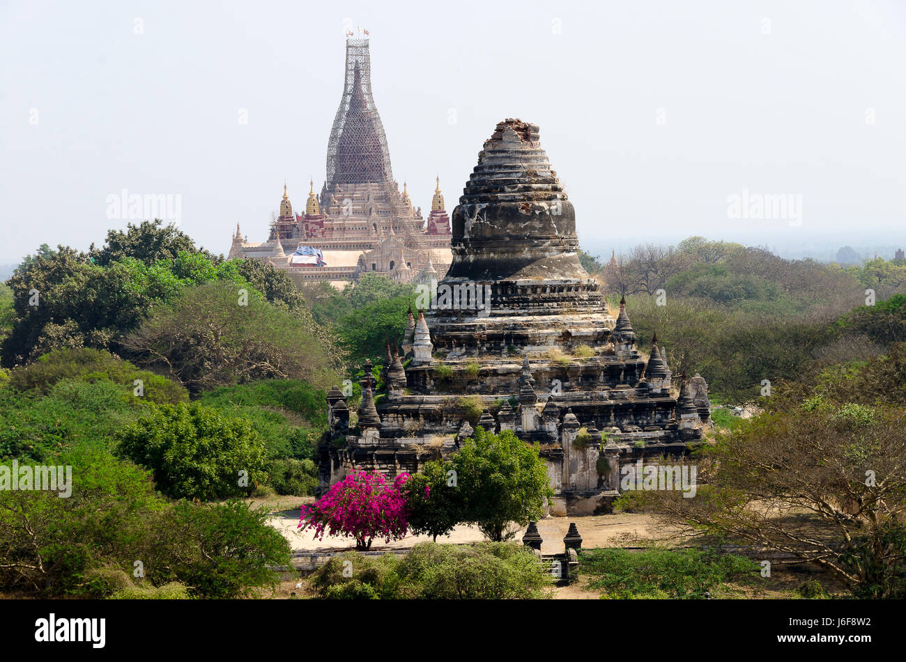 Temples and Pagodas, Bagan, Myanmar Stock Photo - Alamy