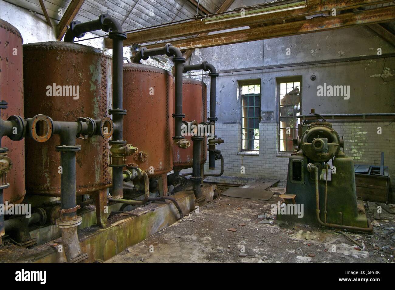 Old heating plant hi-res stock photography and images - Alamy