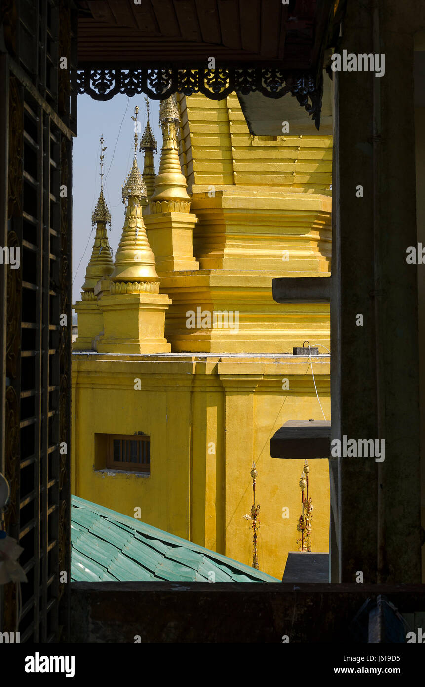 Hilltop monastery, Mount Popa, near Bagan, Myanmar Stock Photo - Alamy