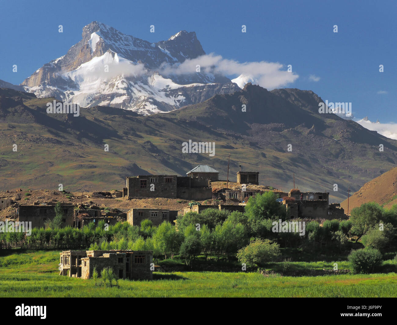 National Muslim house in the high mountains of the Zanskar Valley: a ...