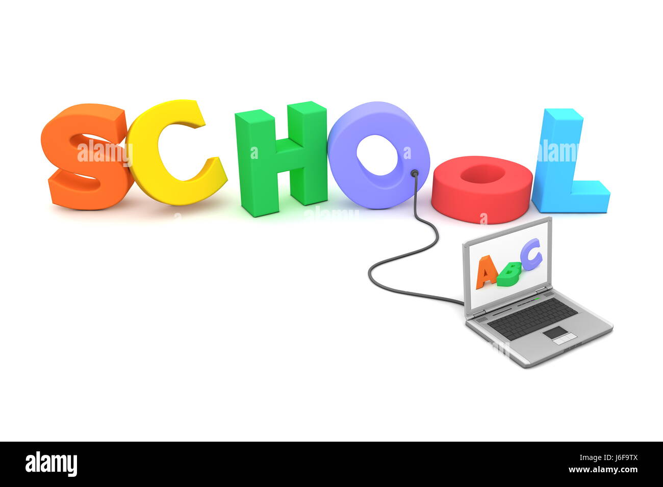 laptop notebook computers computer education coloured colourful ...