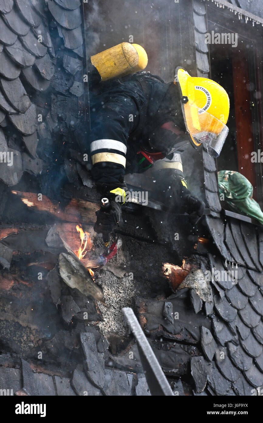 fire brigade fireman discharge burn sparks smoke smoking smokes fume ...