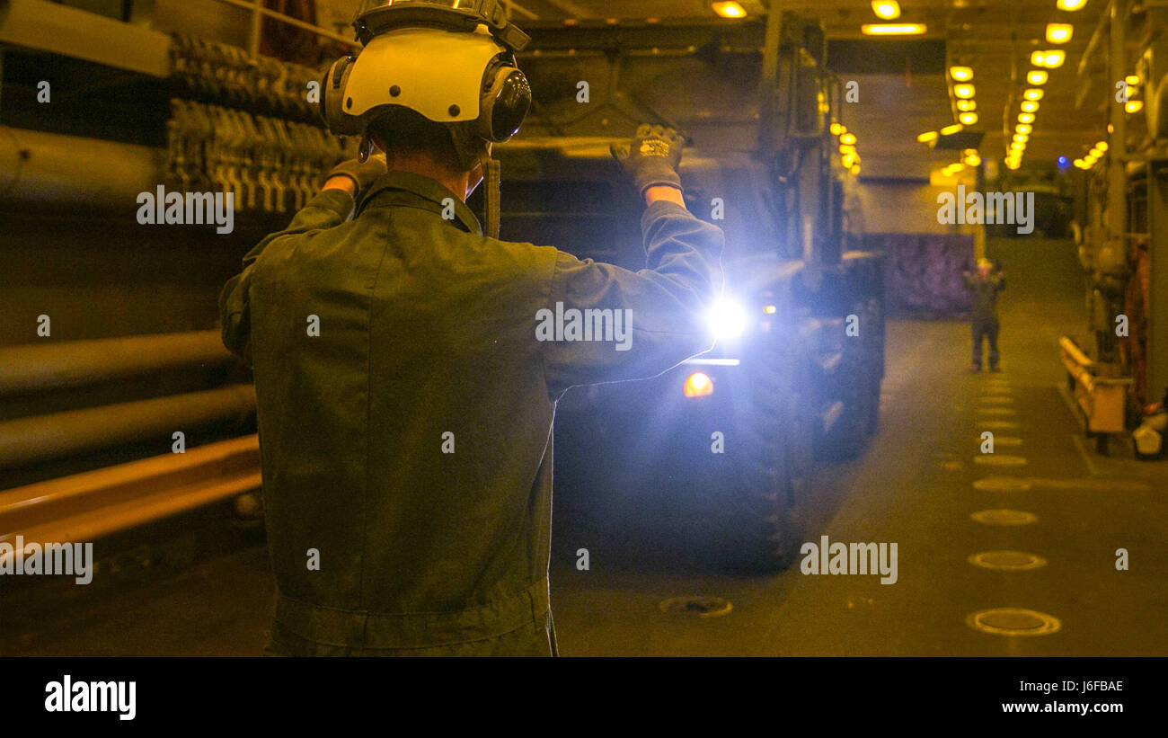 PACIFIC OCEAN – Cpl. Bryan Carr, a heavy vehicle operator with Combat ...