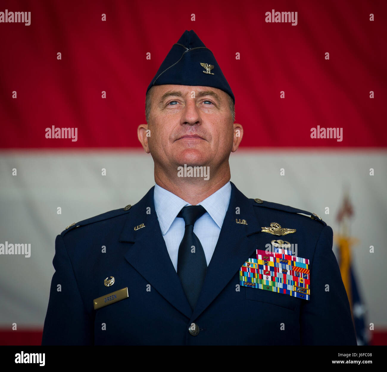 Col. Nathan Green stands after being appointed commander of the 492nd ...