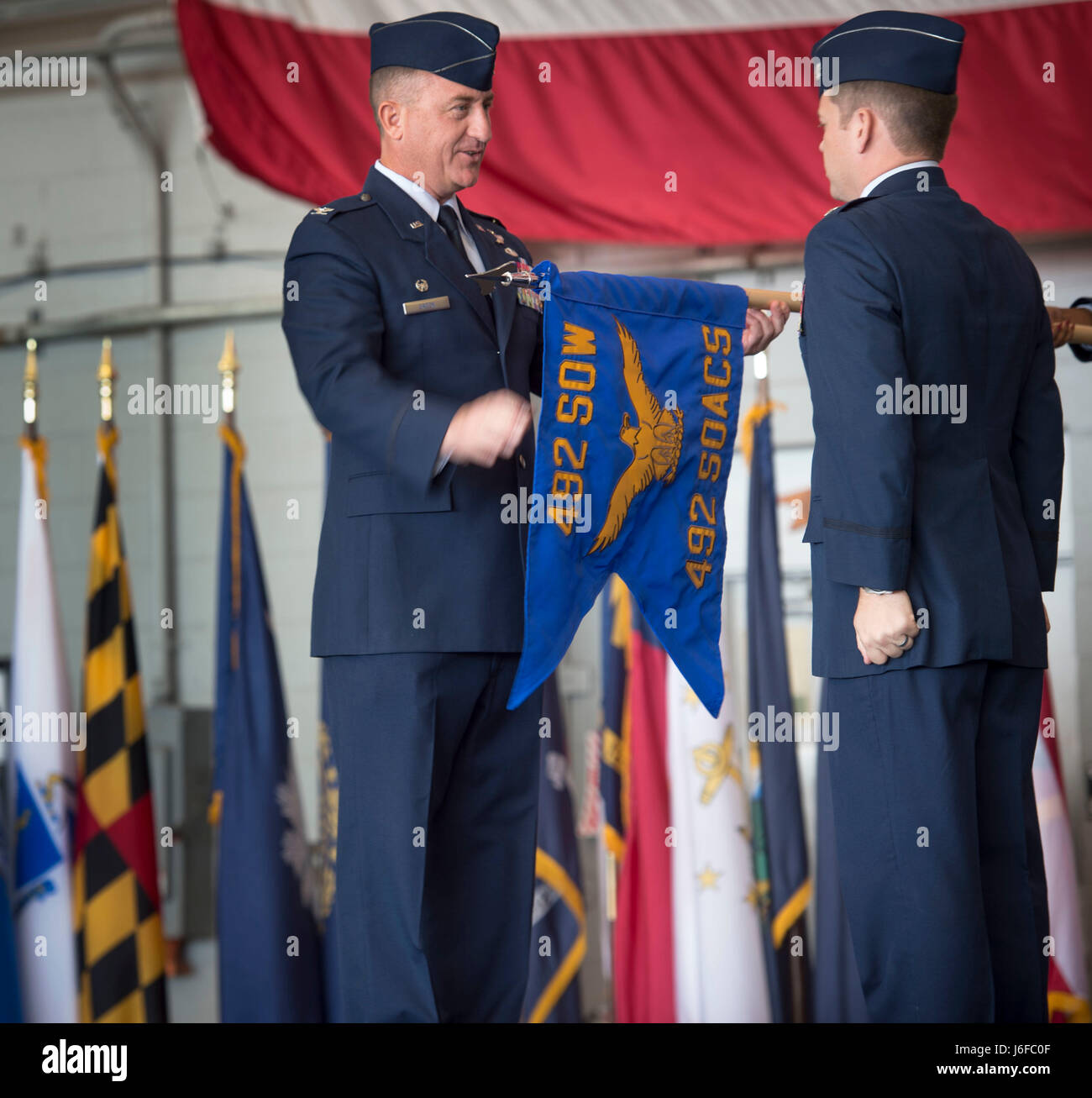Col. Nathan Green, commander of the 492nd Special Operations Wing ...