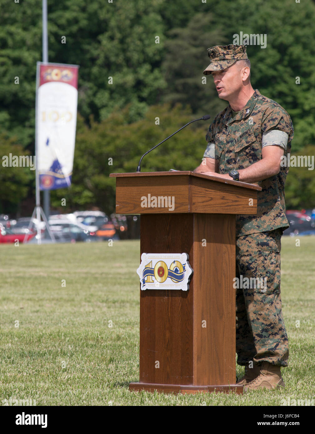 U.S. Marine Corps Col. Joseph M. Murray, commanding officer of Marine ...