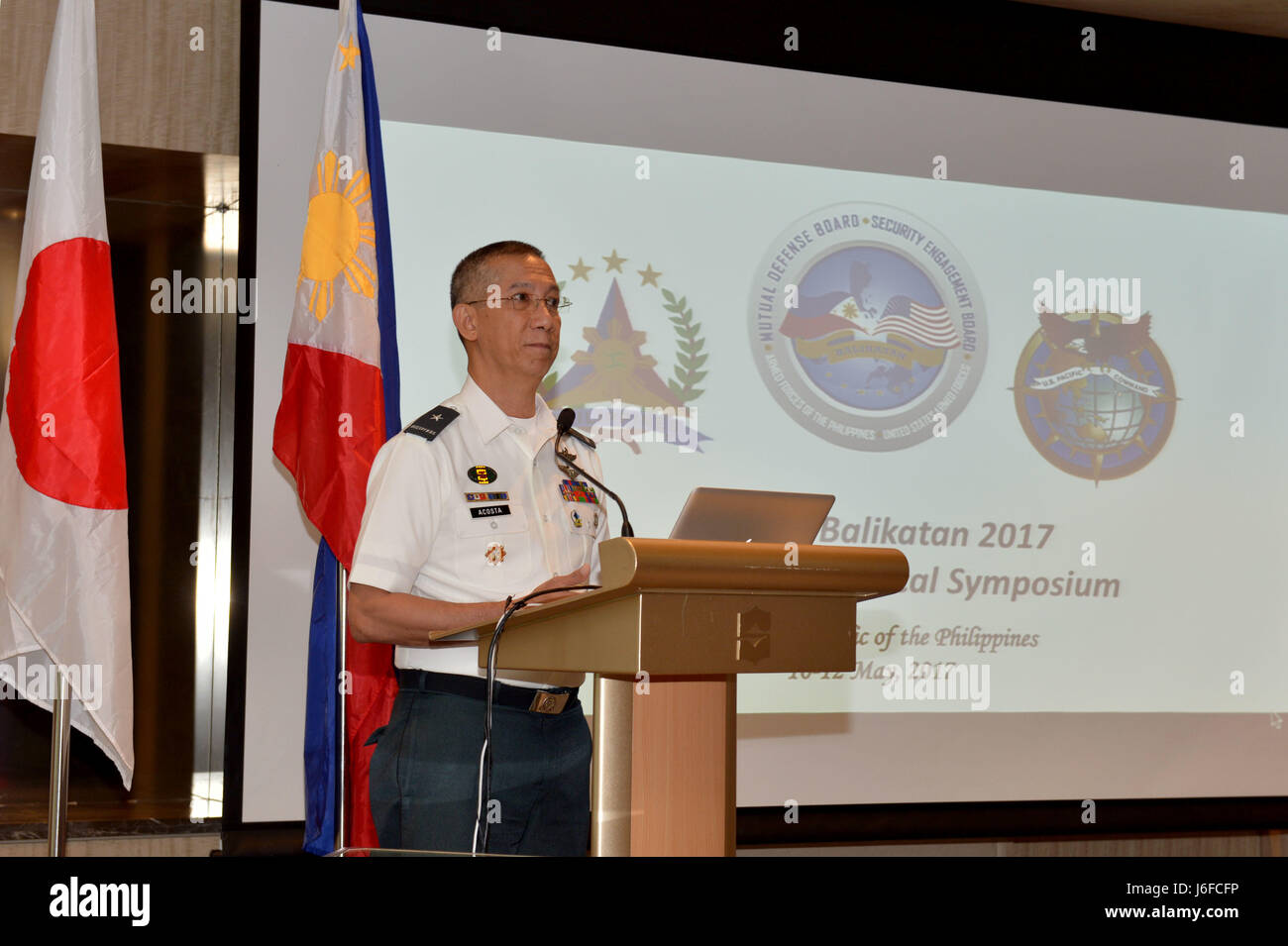 Armed Forces of the Philippines Brig. Gen. Joseph M. Acosta, surgeon ...