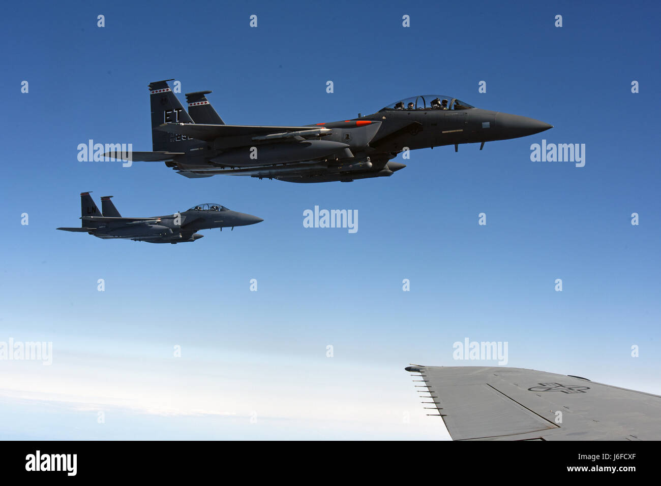JOINT PACIFIC ALASKA RANGE COMPLEX, Alaska – Two U.S. Air Force F-15 ...