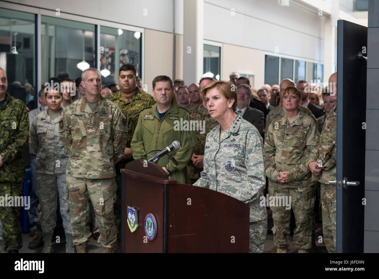 U.S. Air Force General Lori J. Robinson, Commander of the North ...