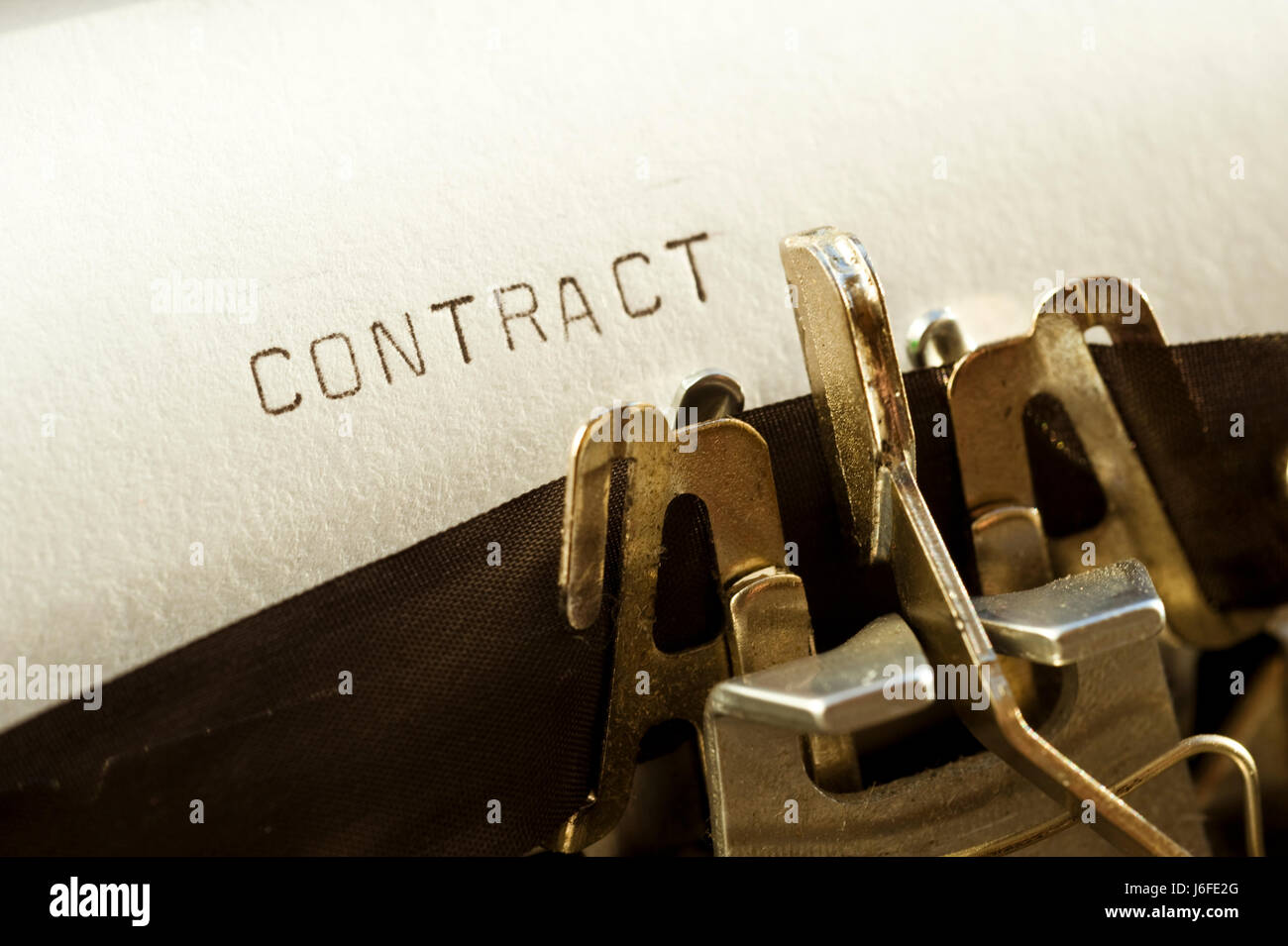 contract text office write wrote writing writes contract macro close-up ...