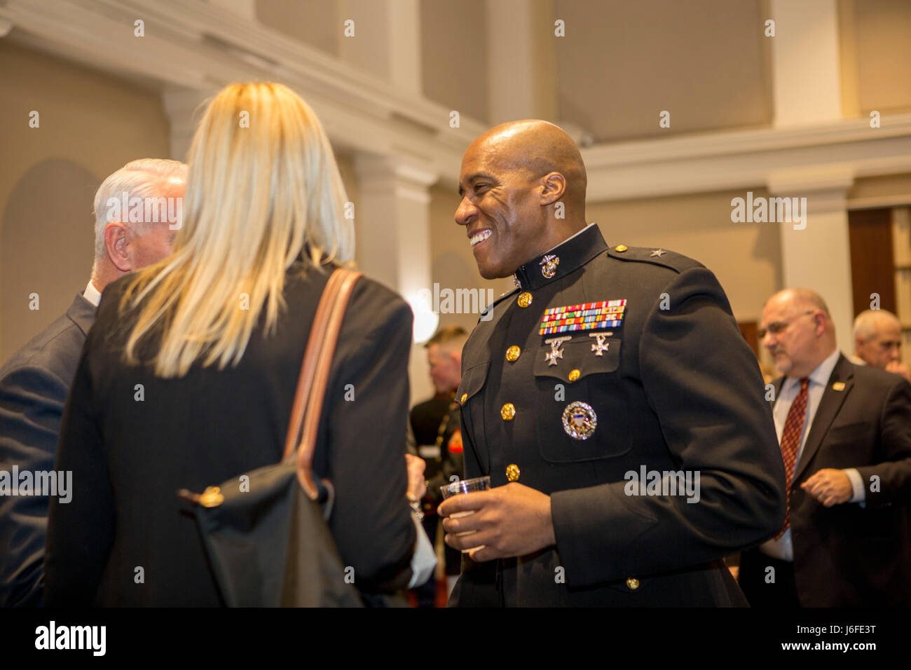 U.S. Marine Corps Brig. Gen. Michael E. Langley, assistant deputy ...