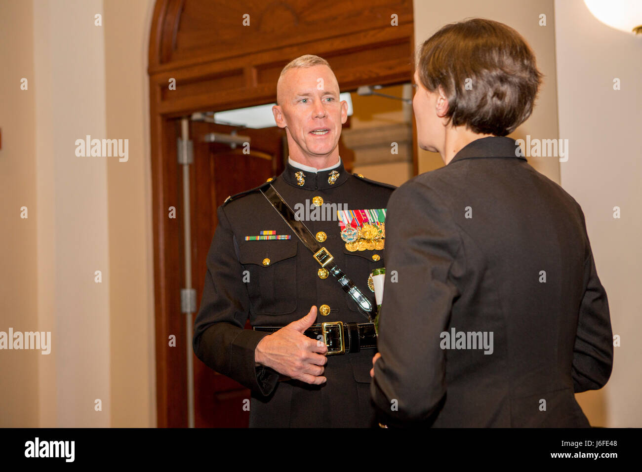 U.S. Marine Corps Col. Tyler J. Zagurski, commanding officer, Marine ...