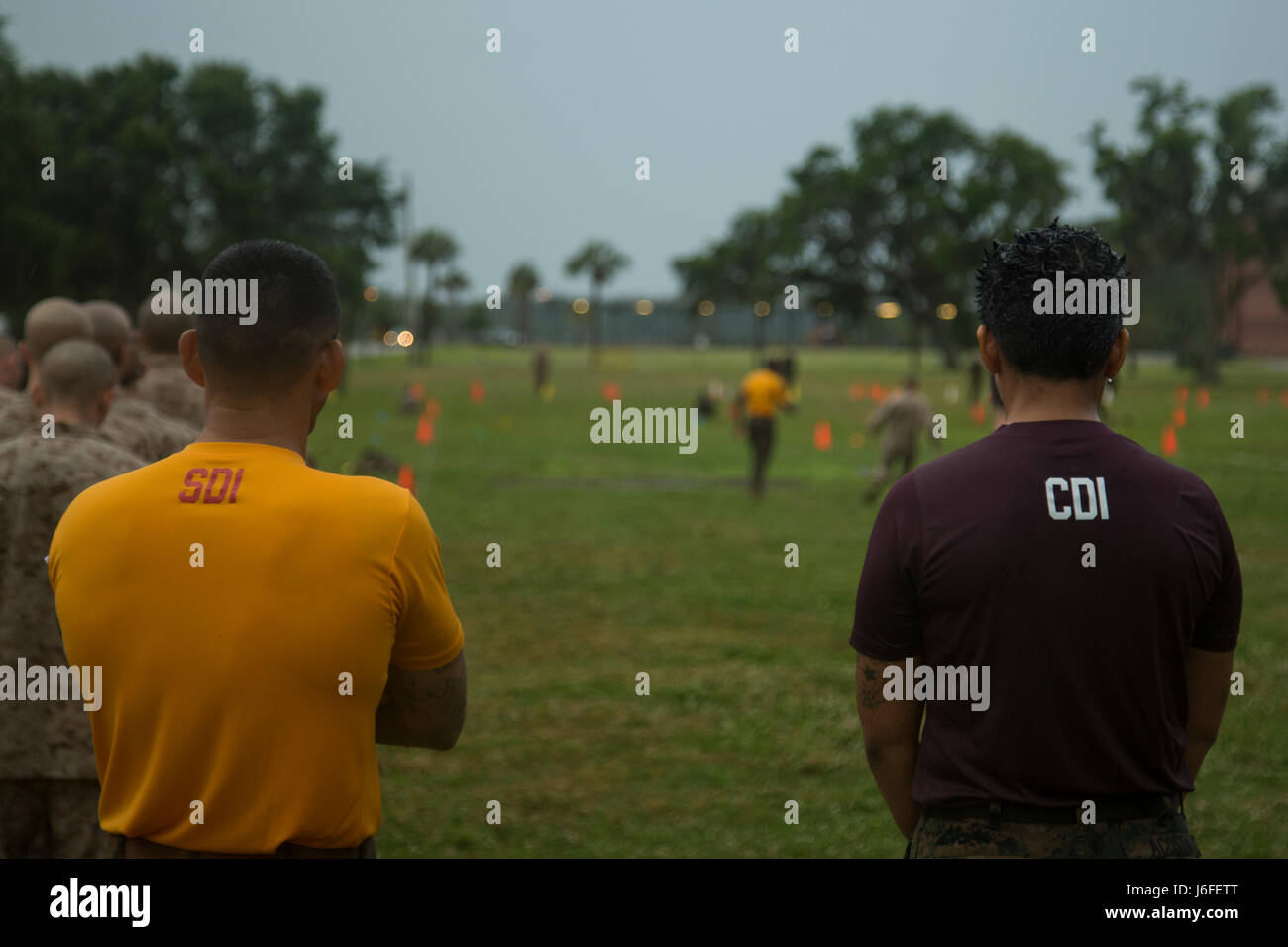 U.S. Marine Corps drill instructors with Company O, 4th Battalion and ...