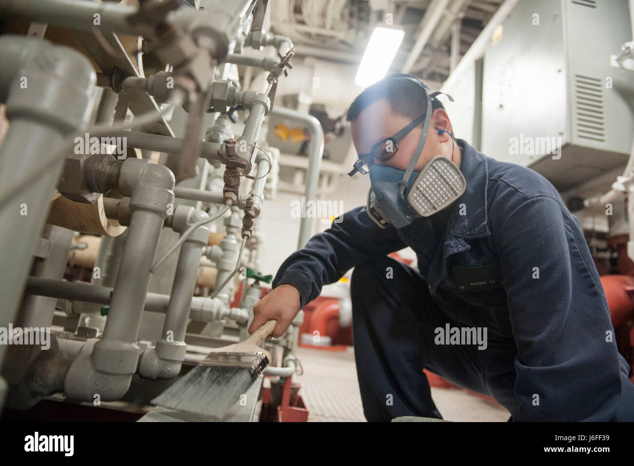 170513-N-NJ416-0044 PACIFIC OCEAN (May 13, 2017) Fireman Apprentice ...