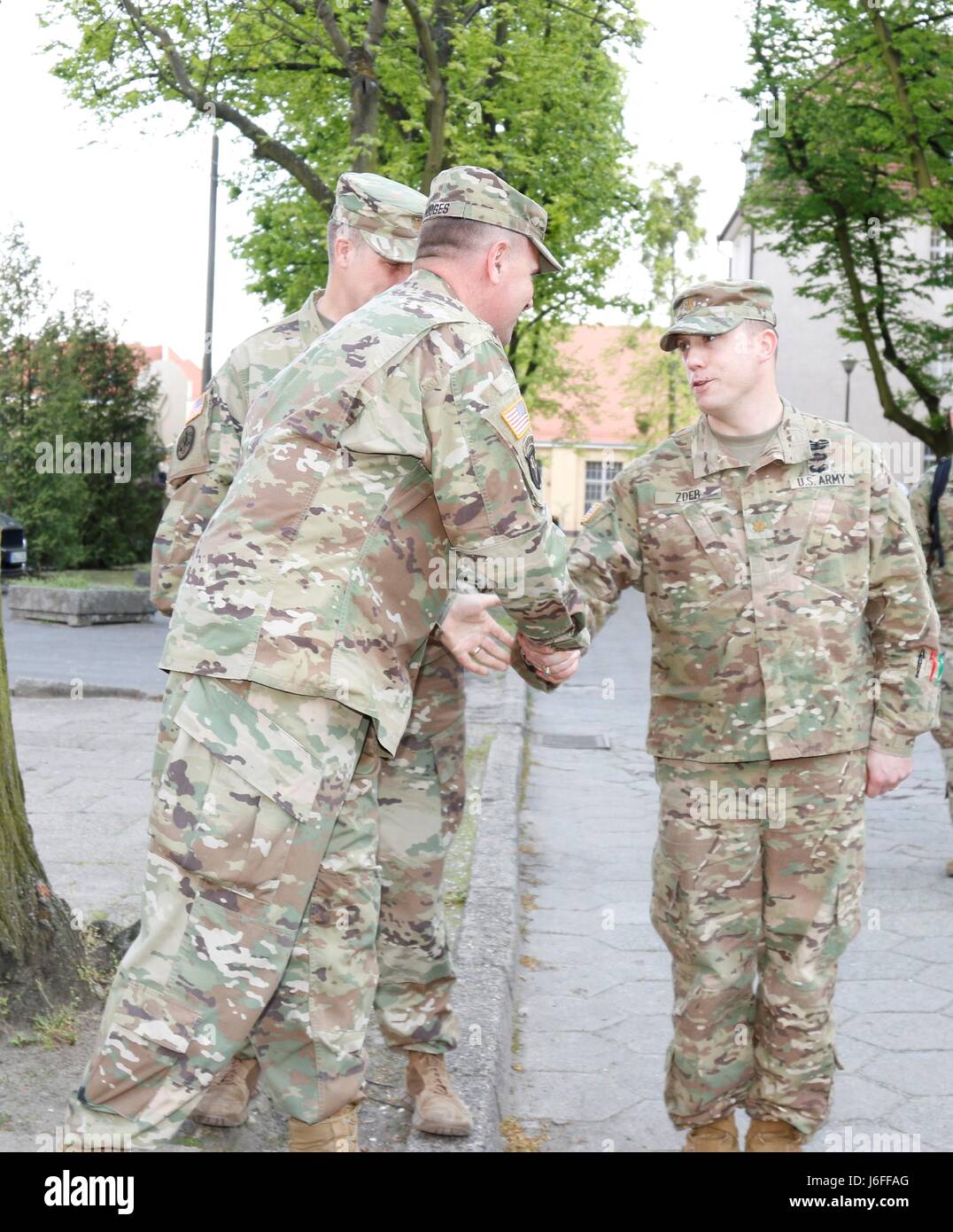 POZNAN, Poland- Lt. Gen. Ben Hodges, commanding general, U.S. Army ...