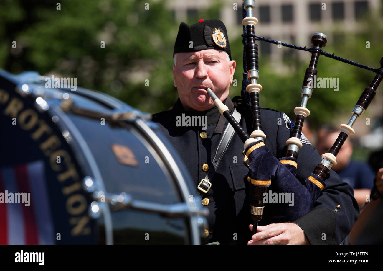 U s customs and border protection pipes and drums hi-res stock ...