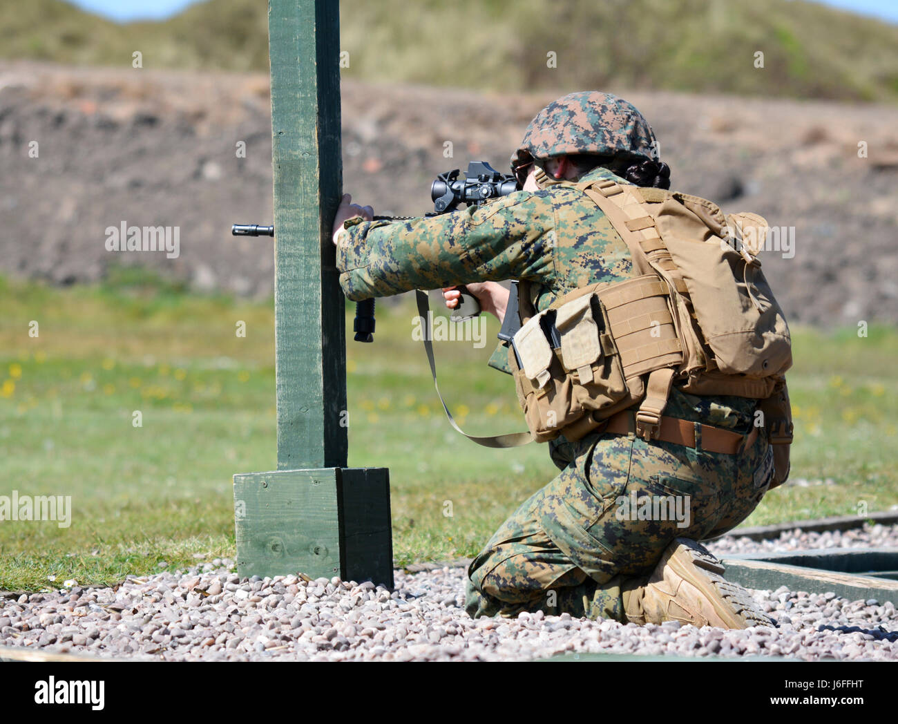 U.S. Marine Corps Cpl. Katelynn Jenks, combat markmanship coach, Combat ...