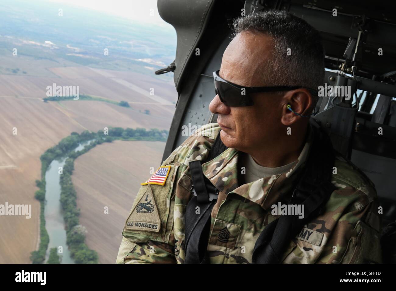 Command Sgt. Maj. Angel Rivera, who serves as the command sergeant ...
