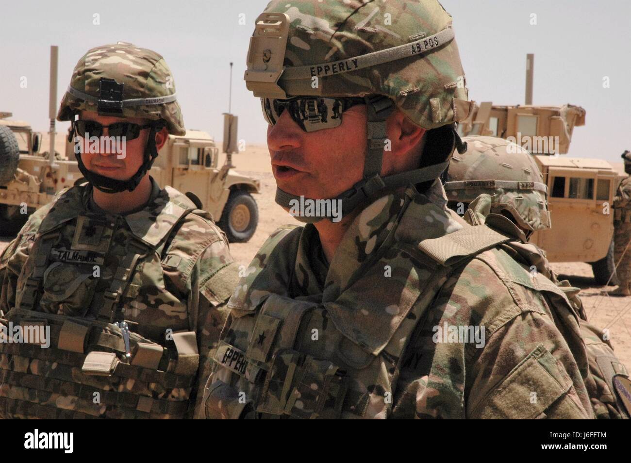 Brig. Gen. John Epperly, the deputy commander of Task Force Spartan ...