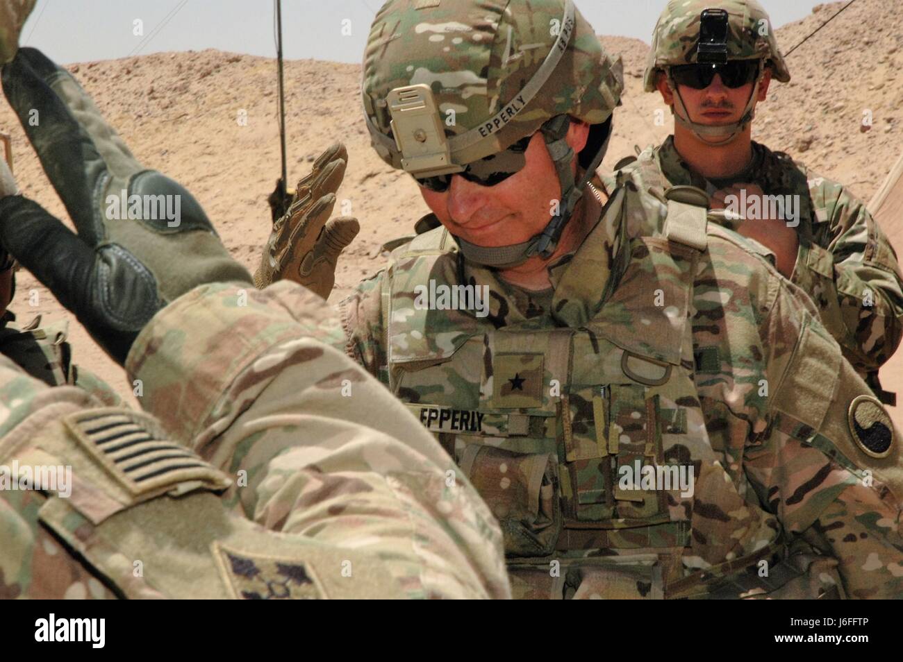 Brig. Gen. John Epperly, the deputy commander of Task Force Spartan ...