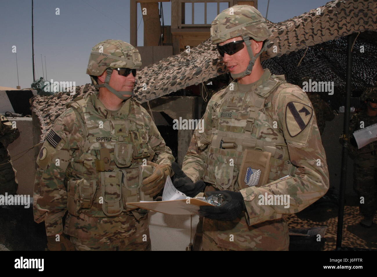 Brig. Gen. John Epperly, the deputy commander of Task Force Spartan ...