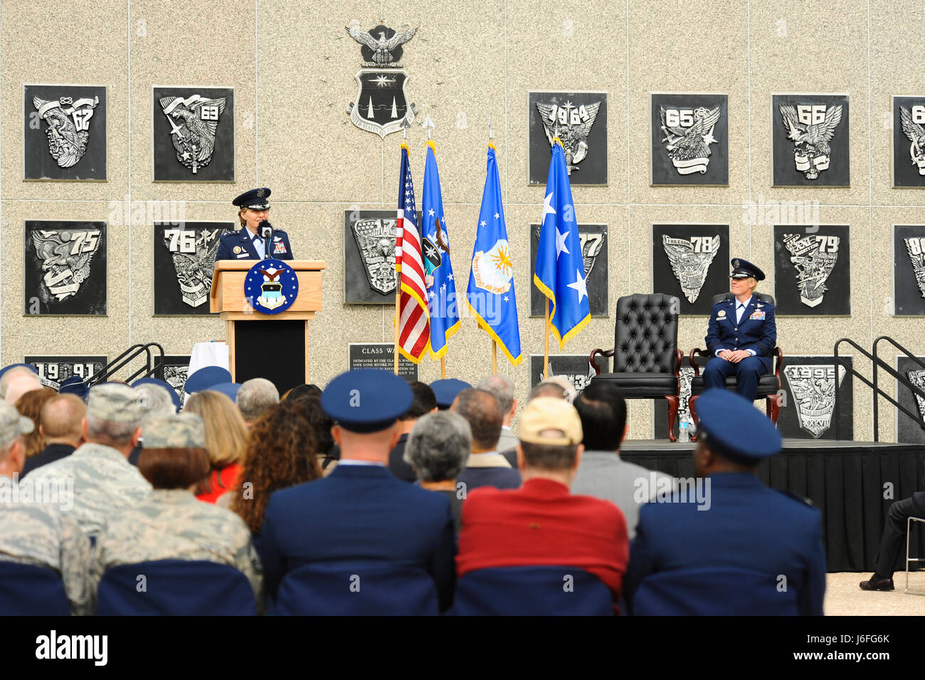 Lt. Gen. Michelle Johnson, Air Force Academy superintendent, presides ...