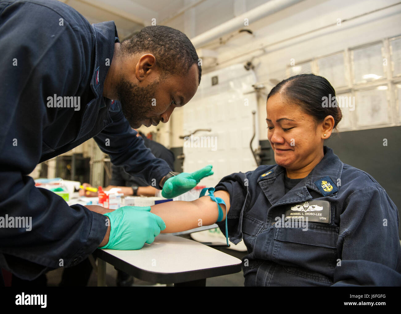 170515-N-NJ416-0034 Hospital Corpsman 2nd Class Mario Reese, a native ...