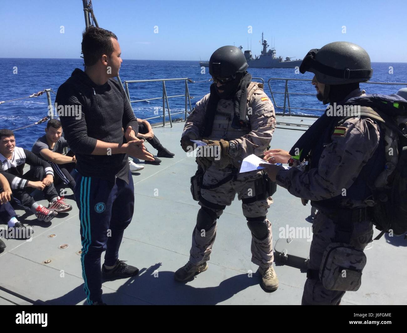 170515-O-N0901-001 MEDITERRANEAN SEA (May 15, 2017) Algerian and ...