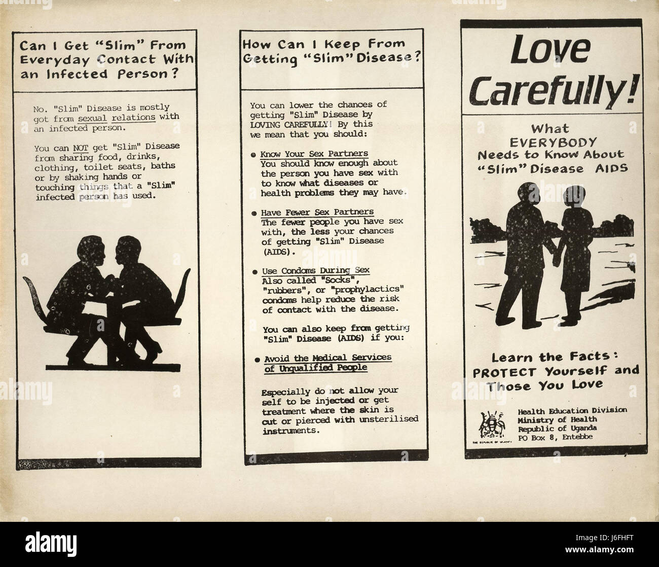 A PAMPHLET OF LOVE CAREFULLY Stock Photo - Alamy